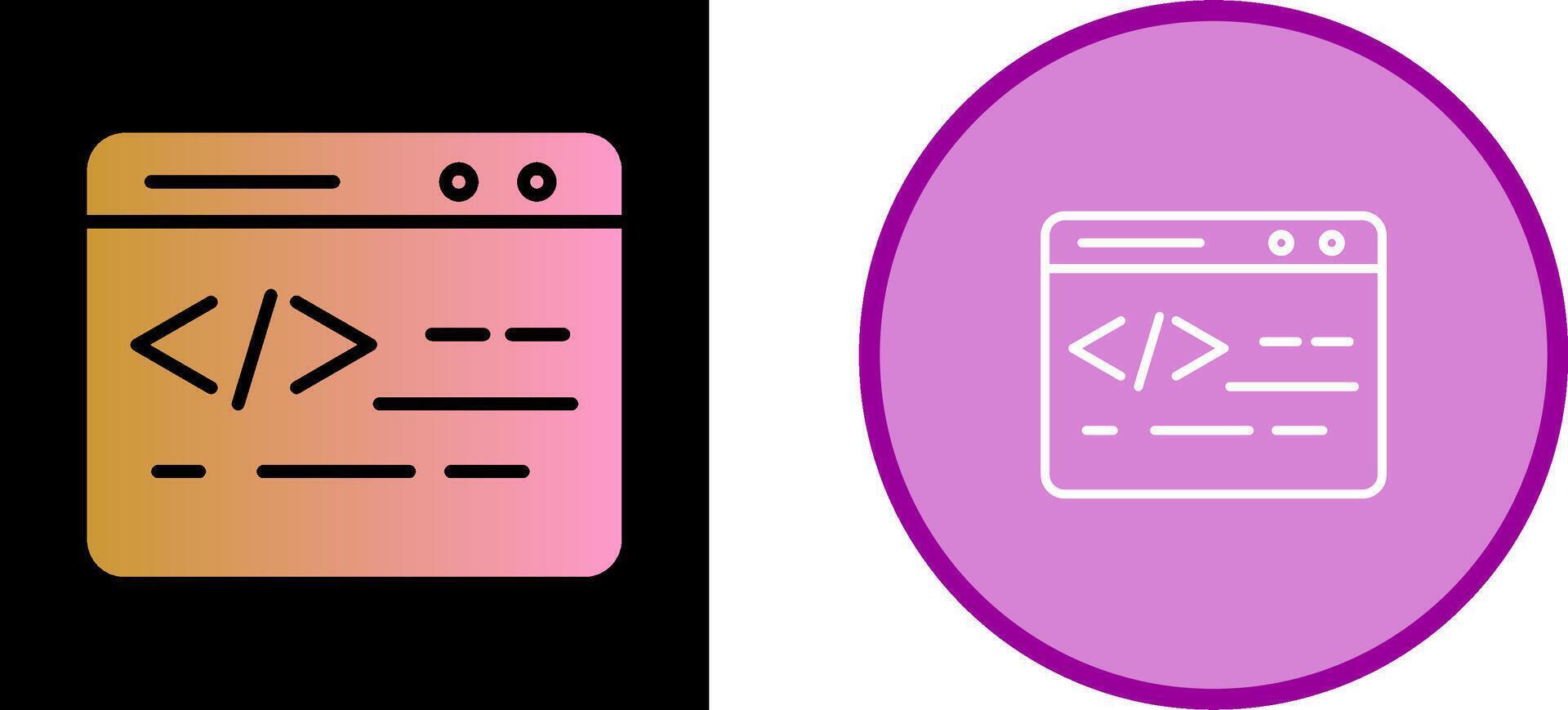 Web Coding Vector Icon 42489113 Vector Art at Vecteezy