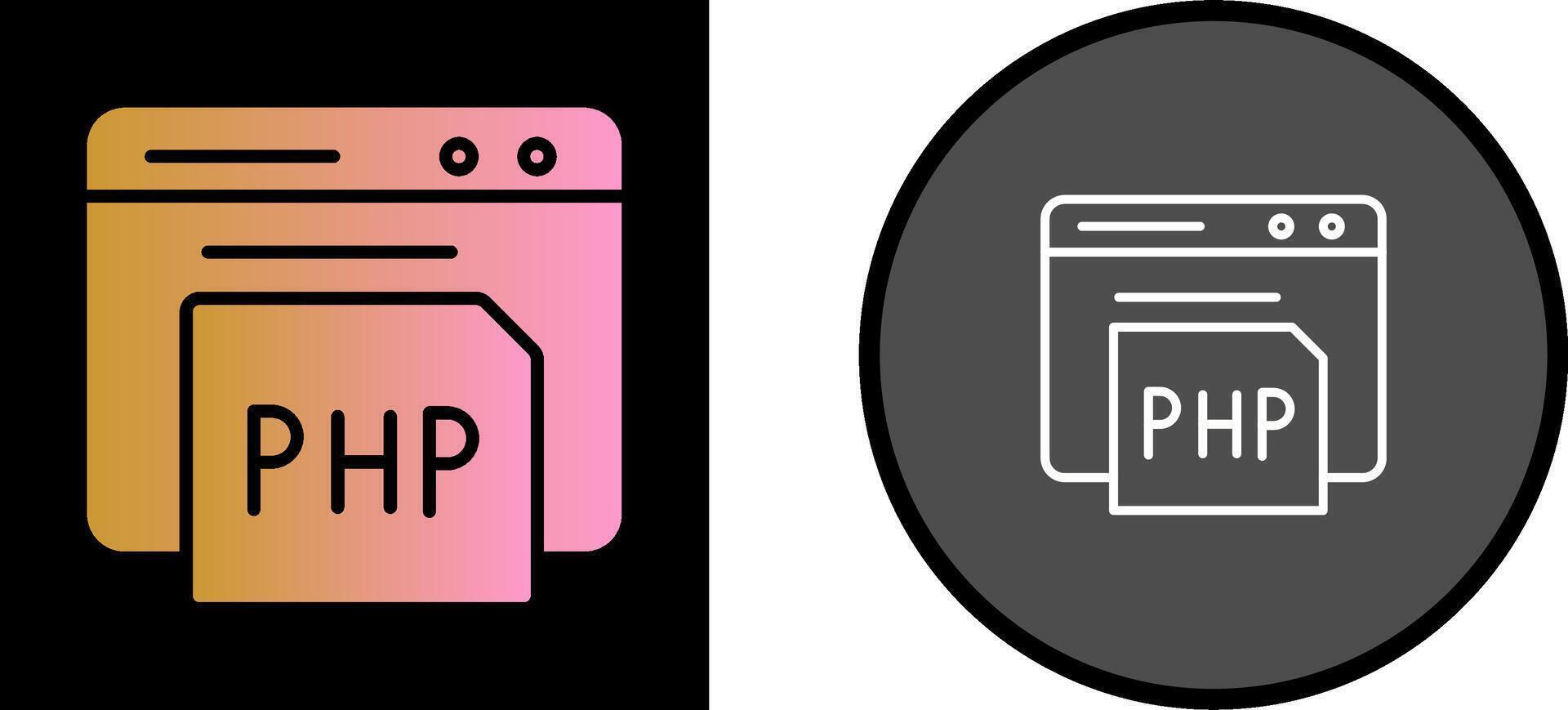 icono de vector de php 42489126 Vector en Vecteezy