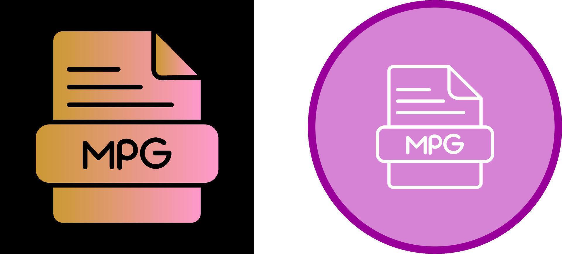 MPG Vector Icon 42489818 Vector Art at Vecteezy