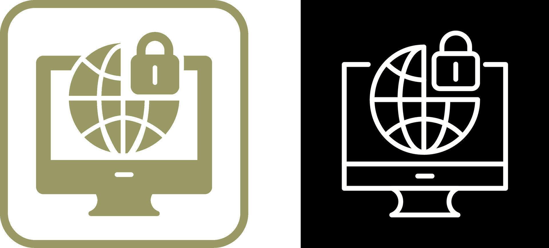 Internet Security Vector Icon 42495844 Vector Art At Vecteezy