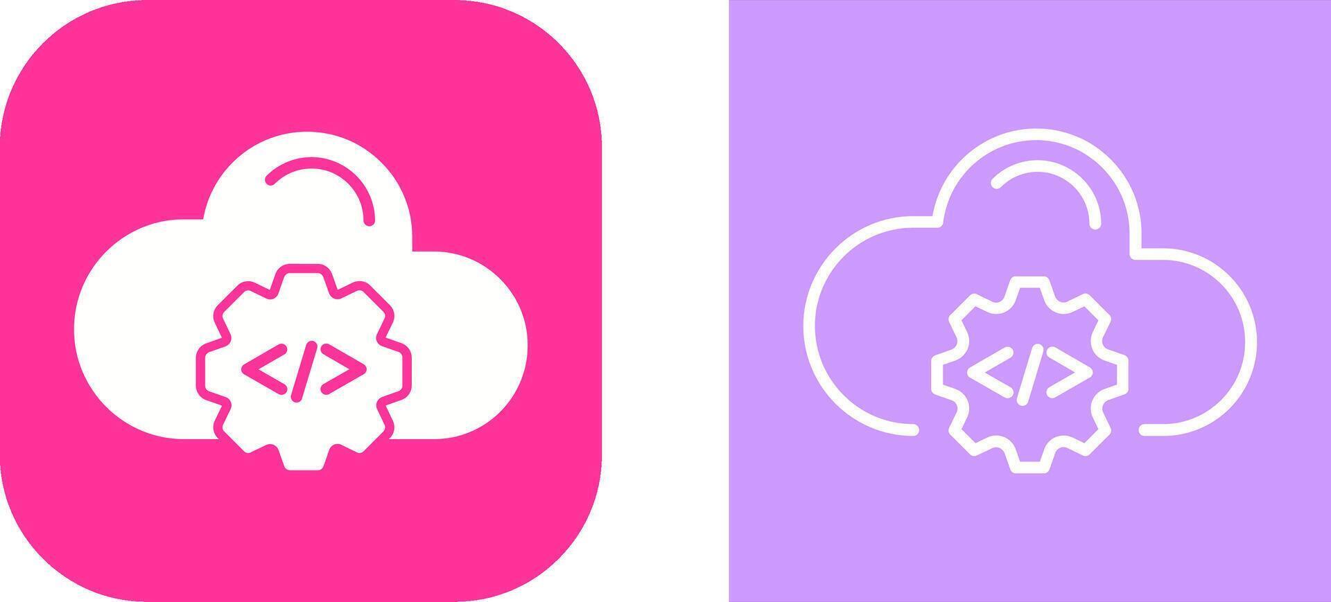 Cloud Coding Vector Icon 42504769 Vector Art at Vecteezy
