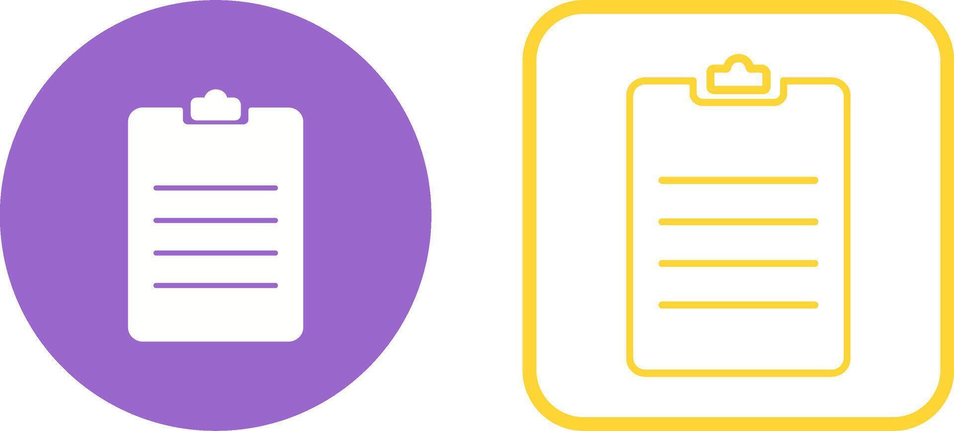 icono de vector de notas 42506986 Vector en Vecteezy