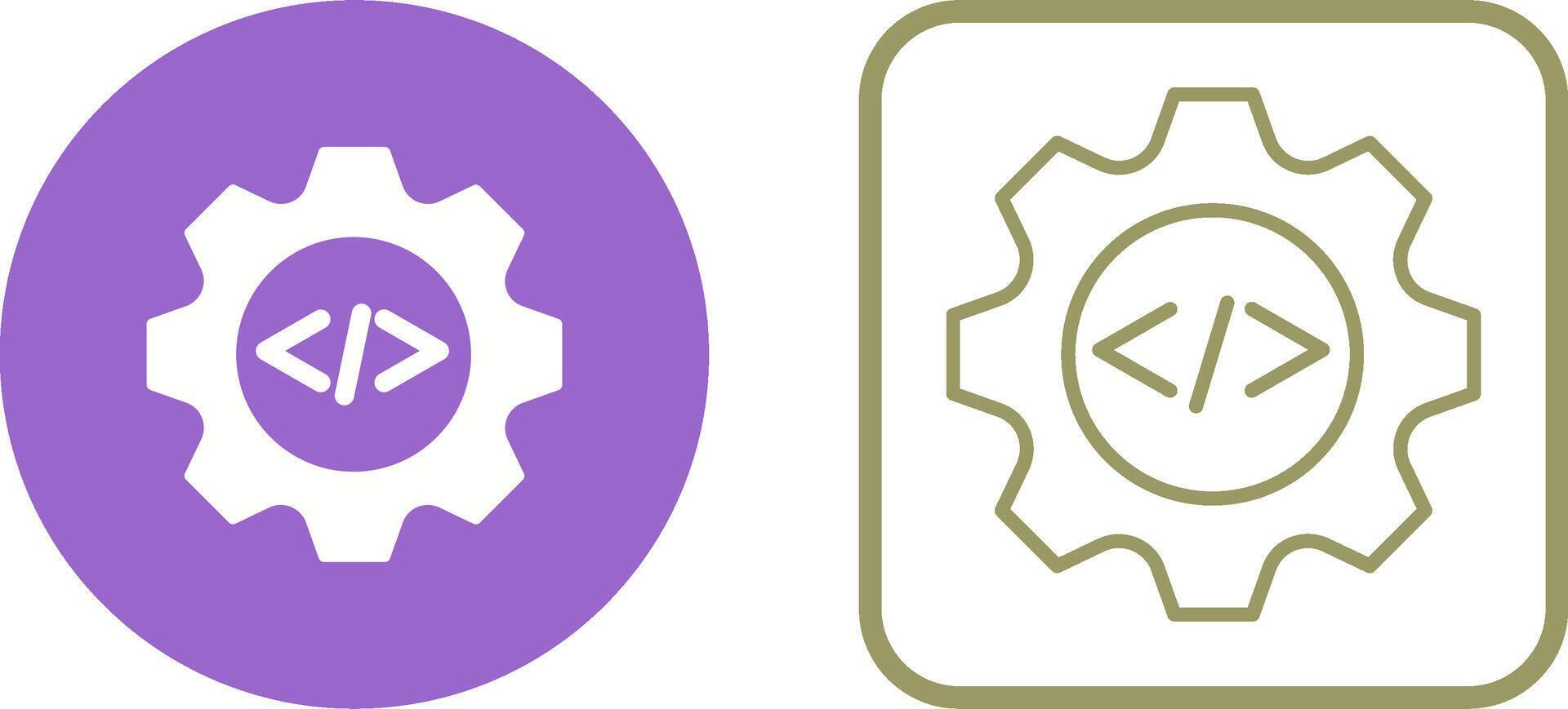 Coding Gear Vector Icon 42508096 Vector Art at Vecteezy