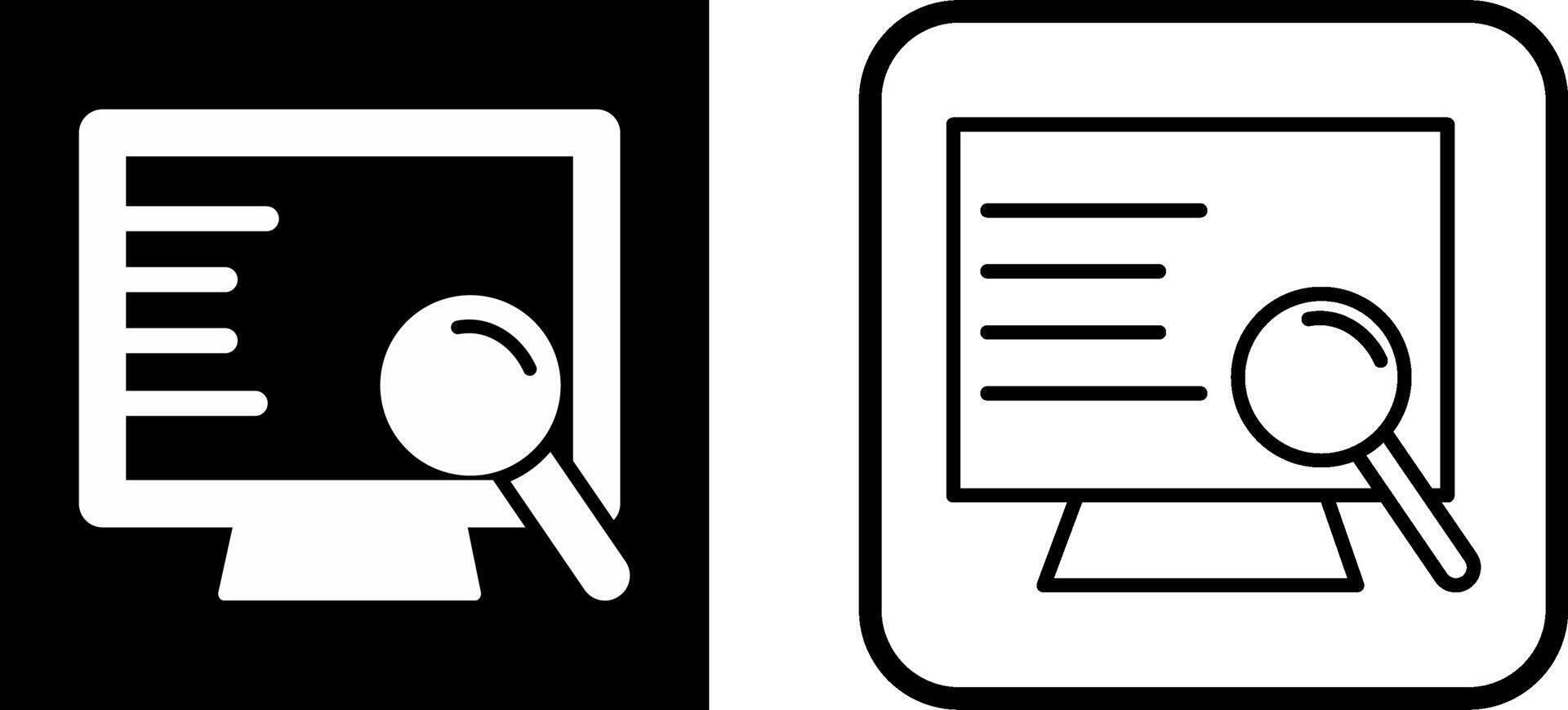 Computer Search Vector Icon 42511379 Vector Art at Vecteezy