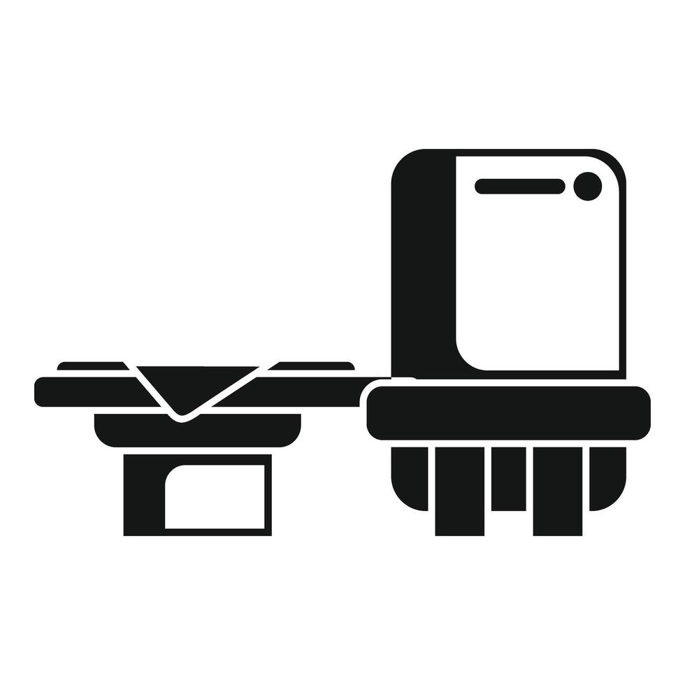 Monitor Diagnostic Device Icon Simple Vector Scan Xray Medical