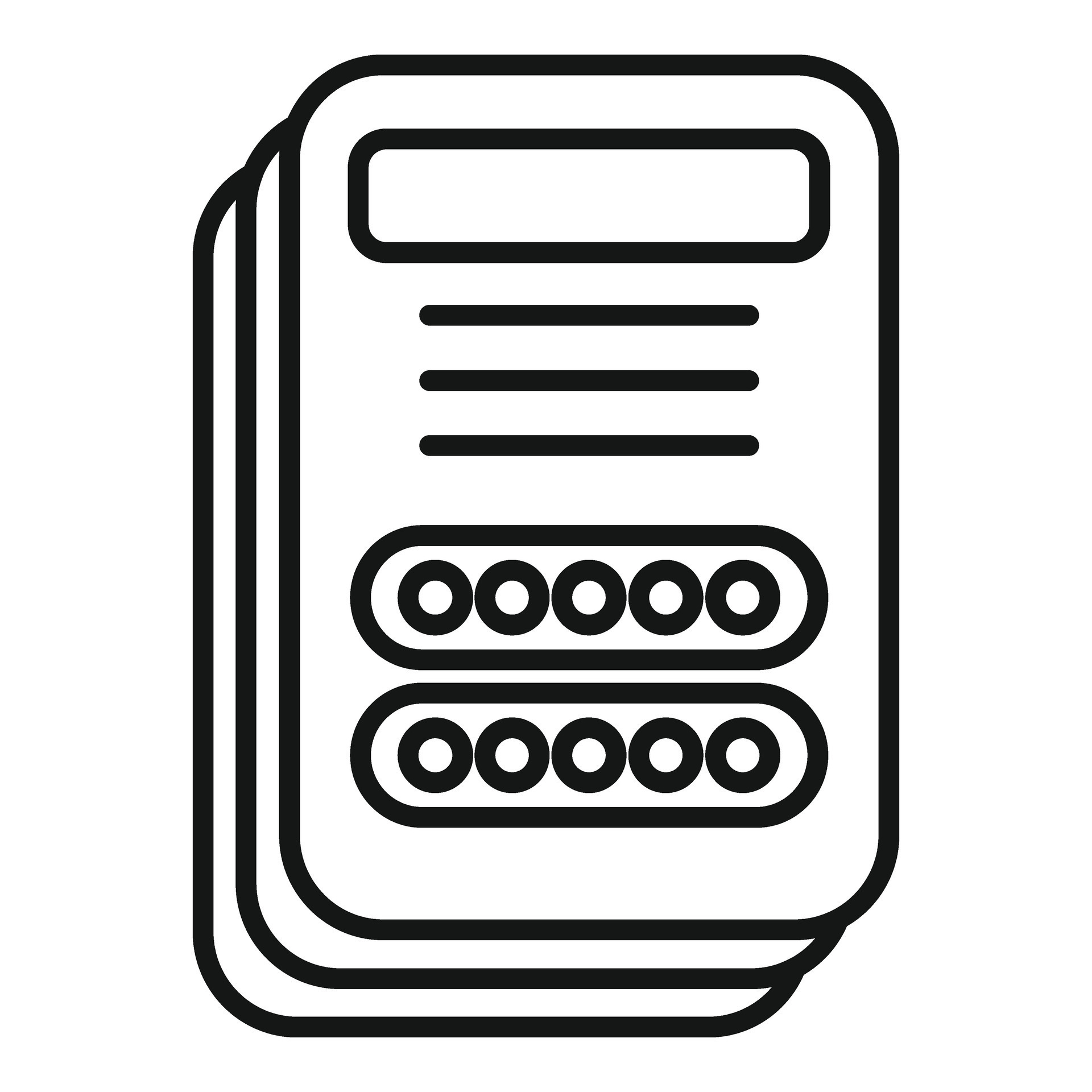 Document Password Icon Outline Vector Access Computer 42523042 Vector