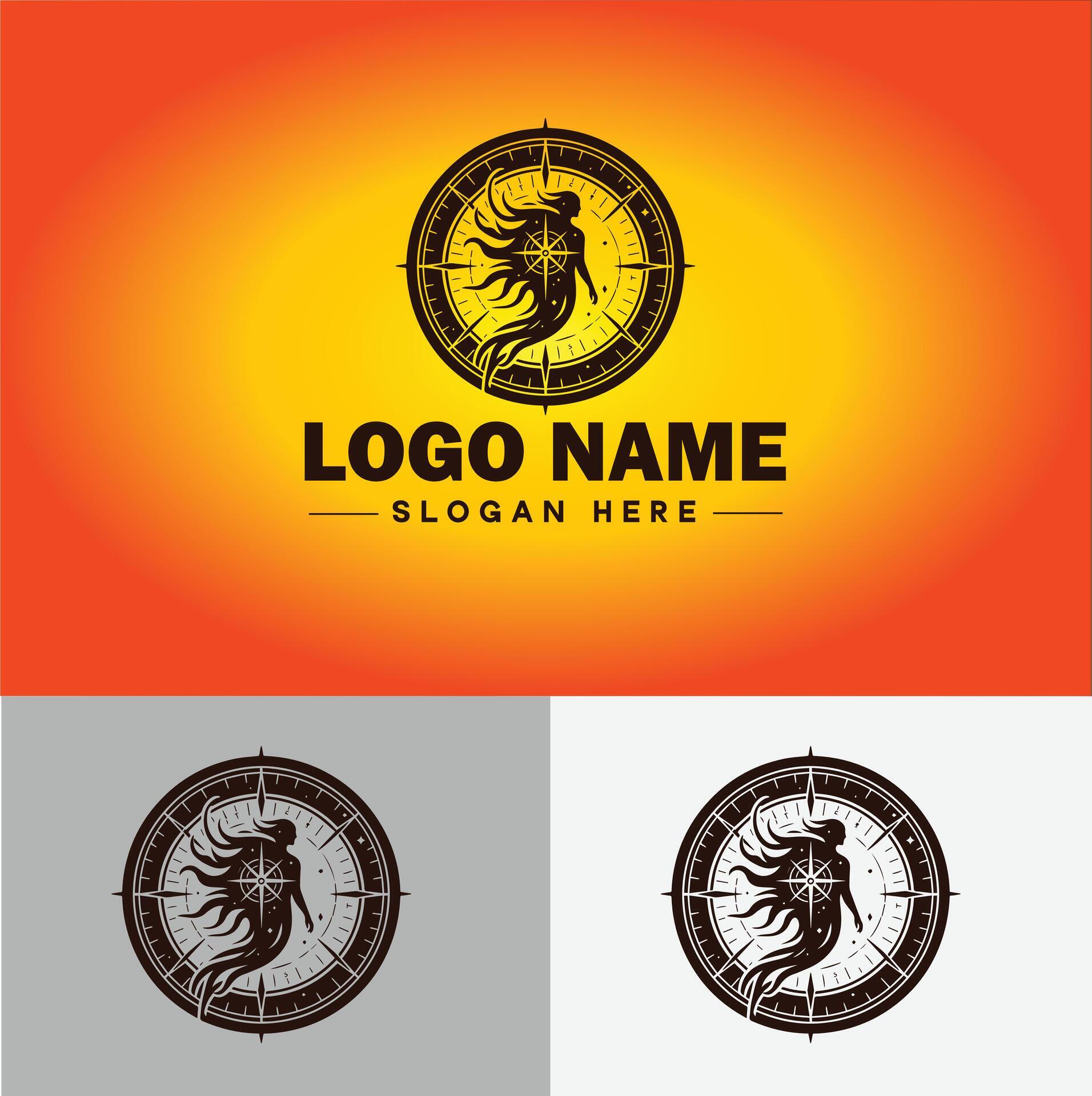 Compass Logo Icon Vector Art Graphics For Business Brand App Icon