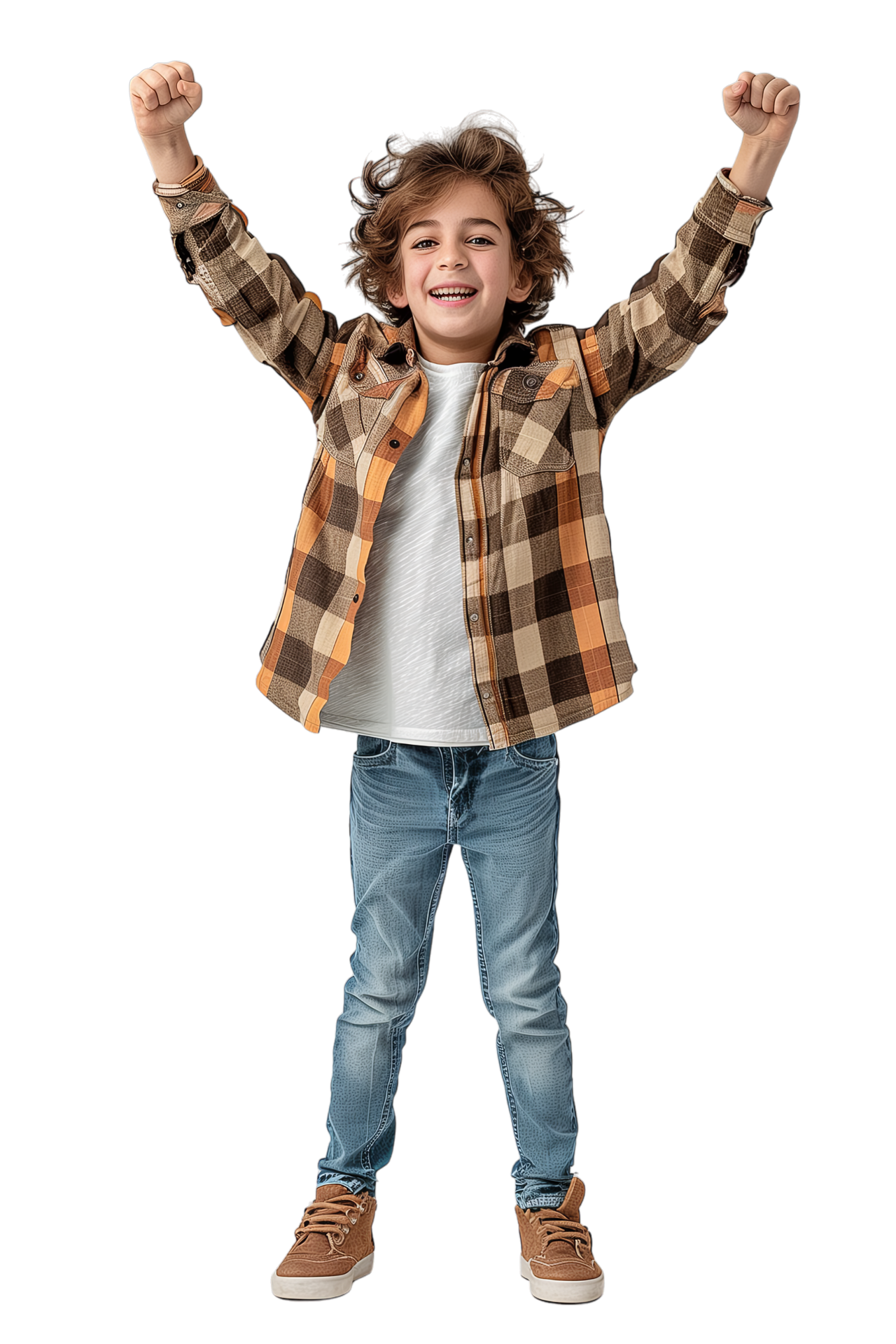 AI generated Young Boy Celebrating on a Transparent Background 42534938 PNG