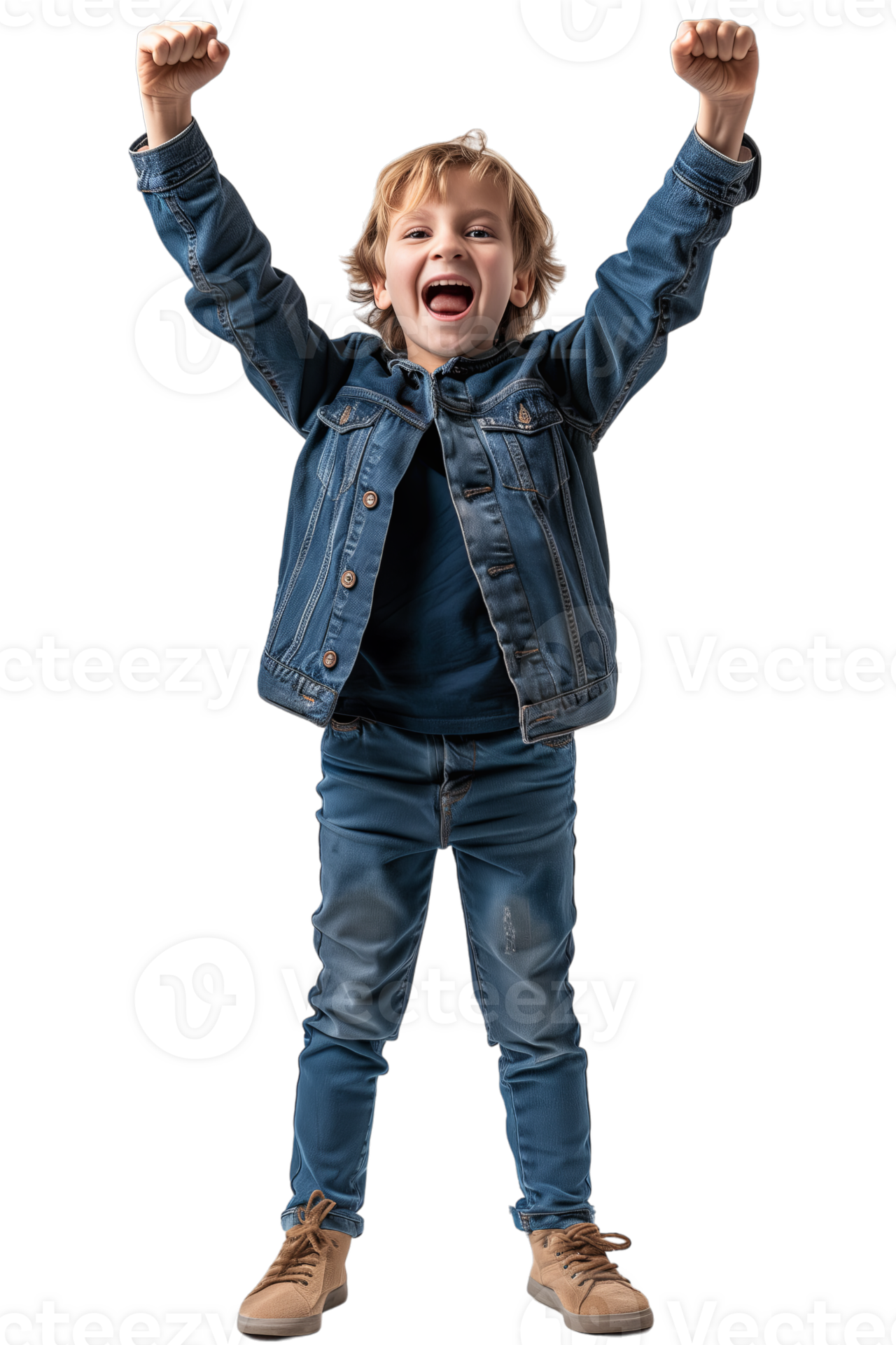 AI generated Young Boy Celebrating on a Transparent Background 42534941 PNG