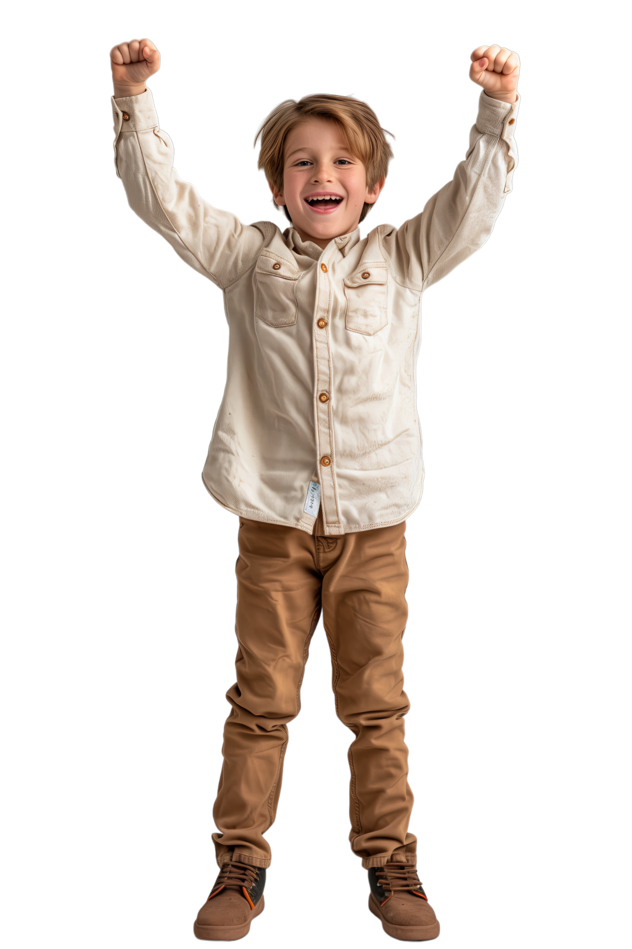 AI generated Young Boy Celebrating on a Transparent Background 42534966 PNG