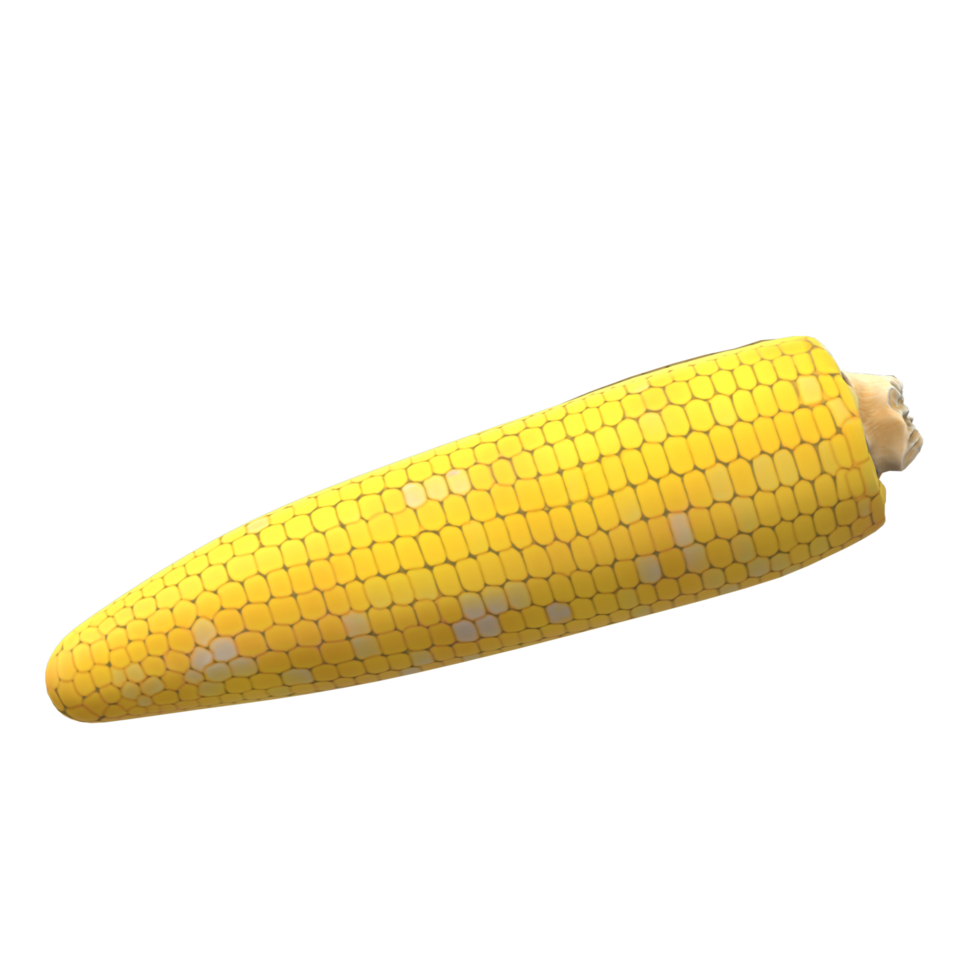Corn Vegetable 3d Rendering 42541517 Png