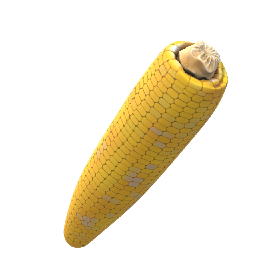 Corn Vegetable 3d Rendering 42541551 Png