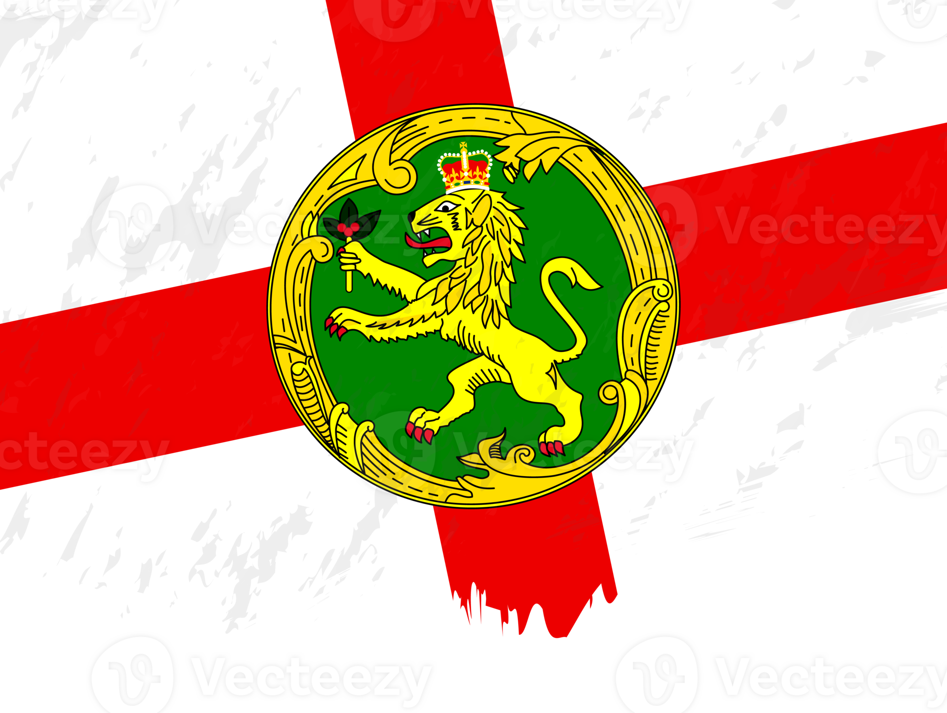 Grunge Style Flag Of Alderney 42541651 Png