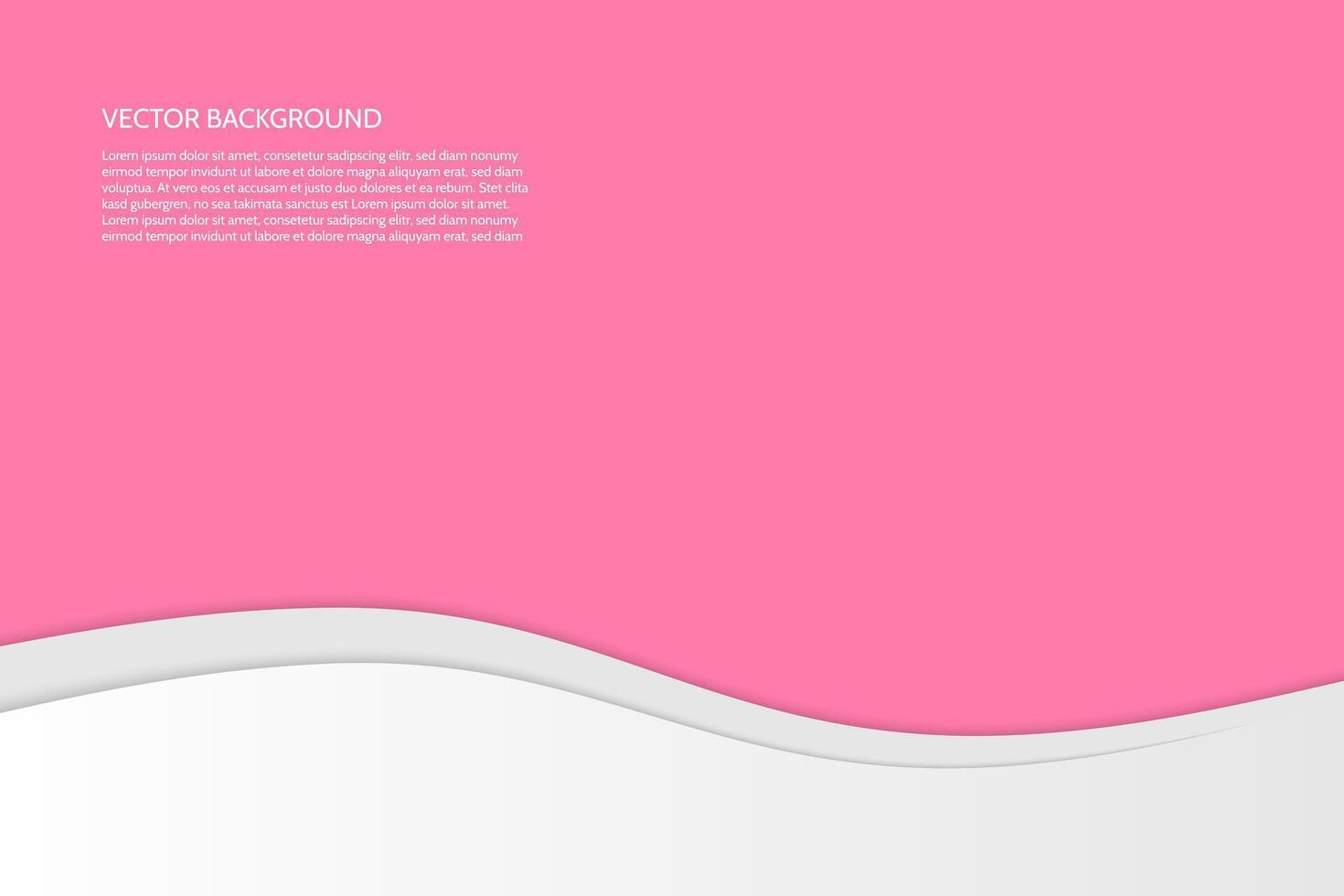 Vector modern simple wavy pink background 42542702 Vector Art at Vecteezy