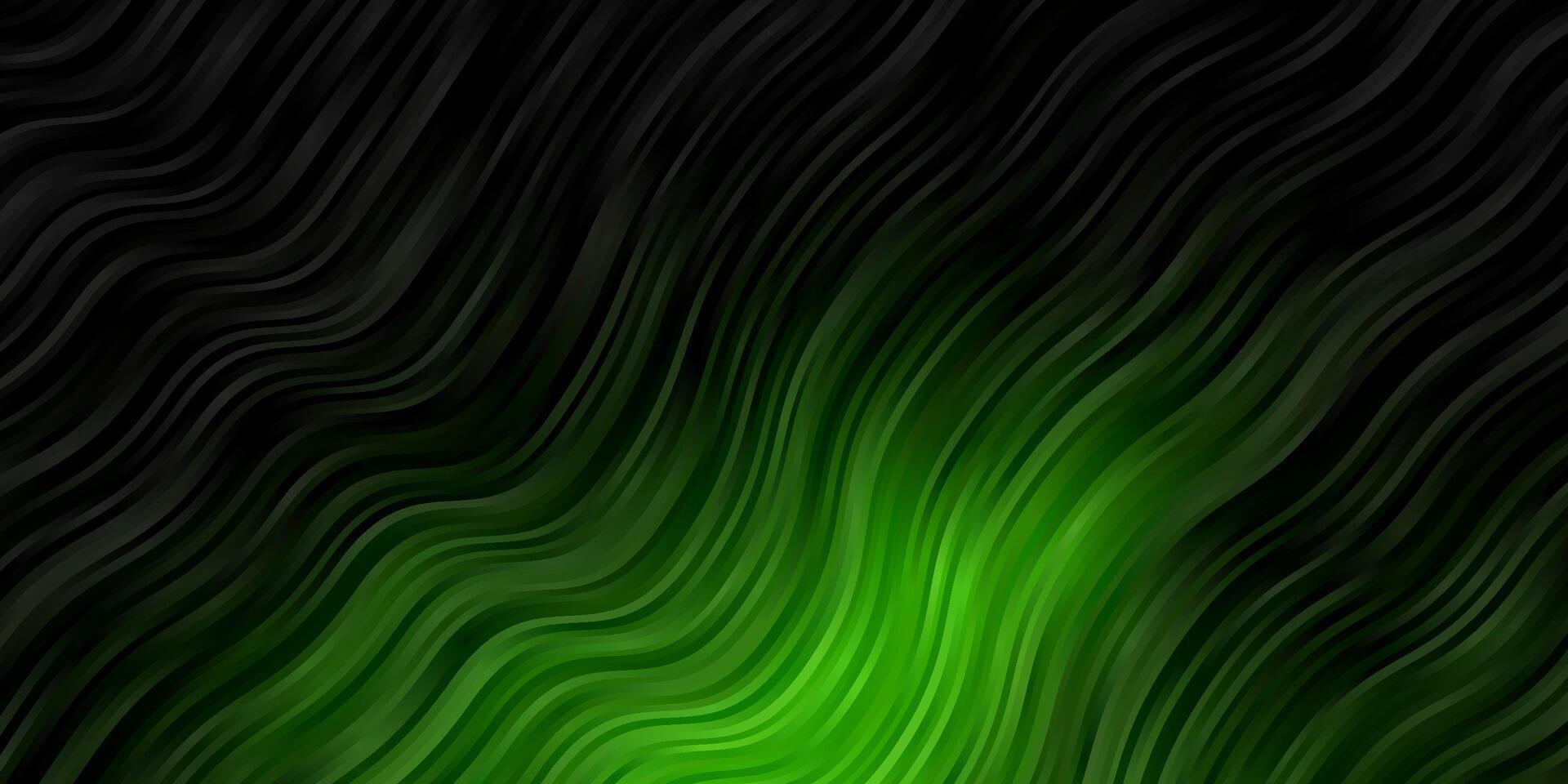 Dark Green Vector Background With Curved Lines 42563913 Vector Art At