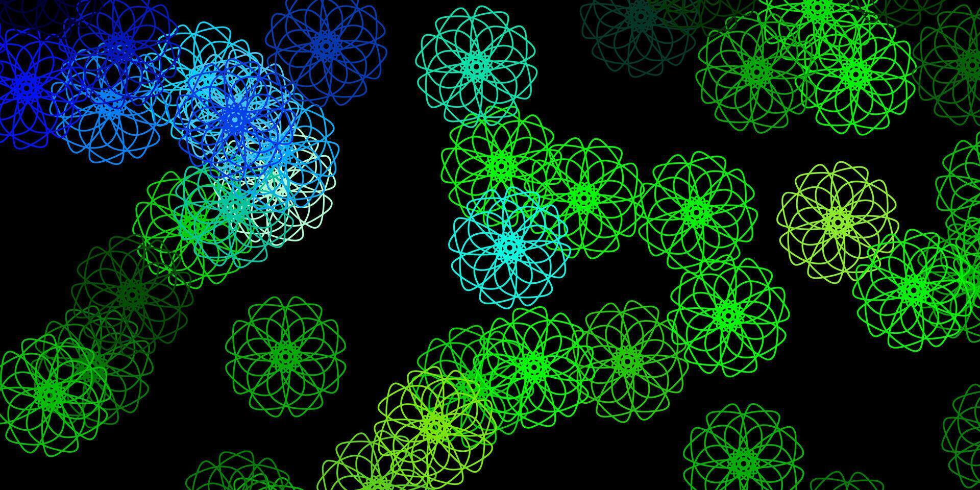 Dark Blue Green Vector Background With Random Forms 42564008 Vector