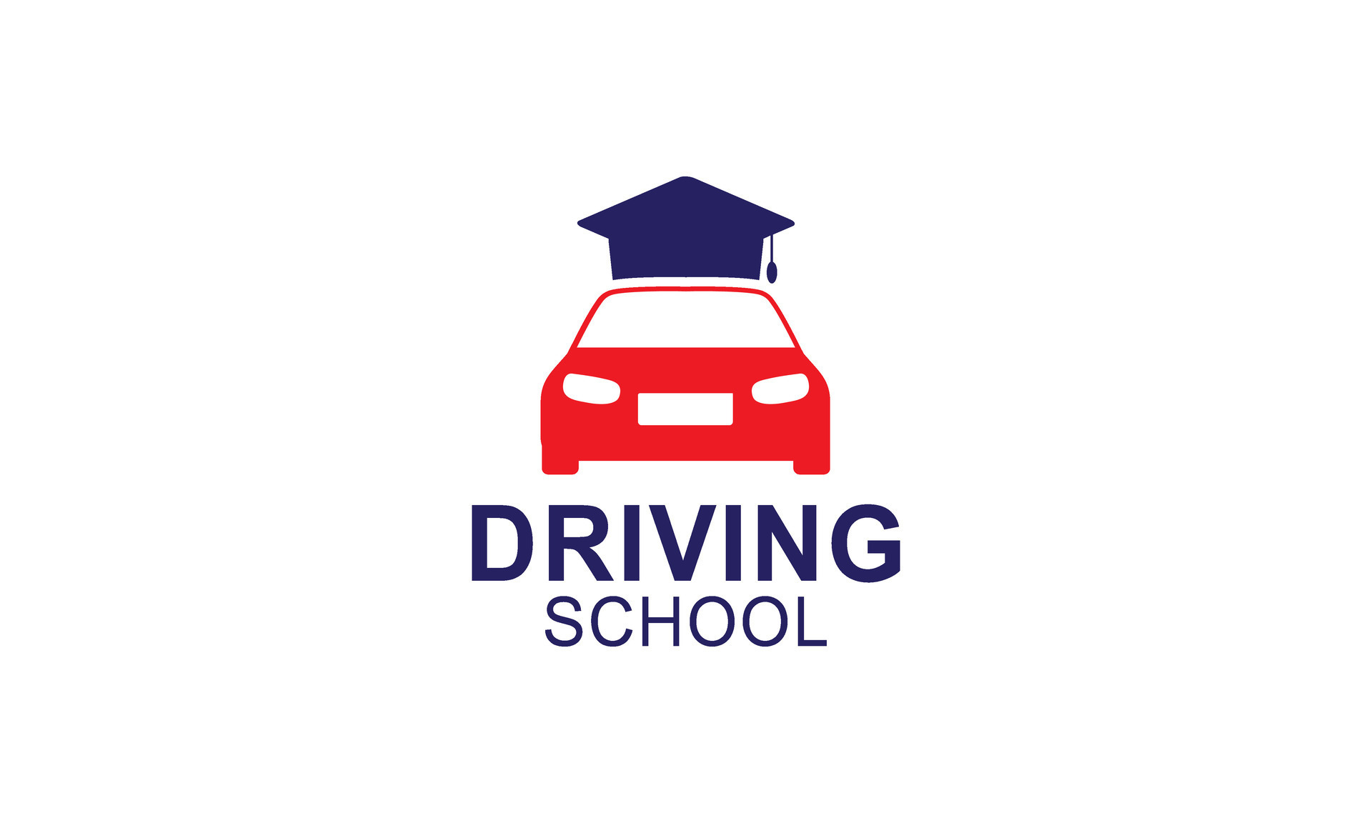 Driving school logo template. Steering wheel logo 42564440 Vector Art ...