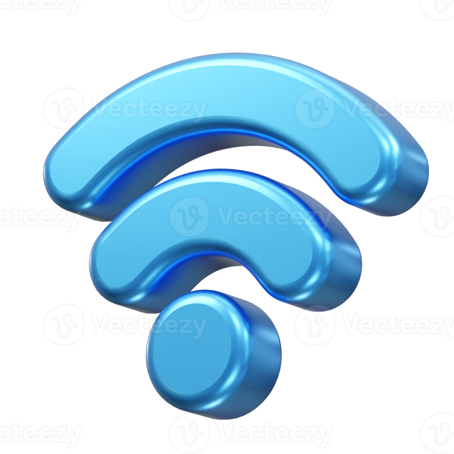 Wifi icon 3d rendering illustration 42567109 PNG