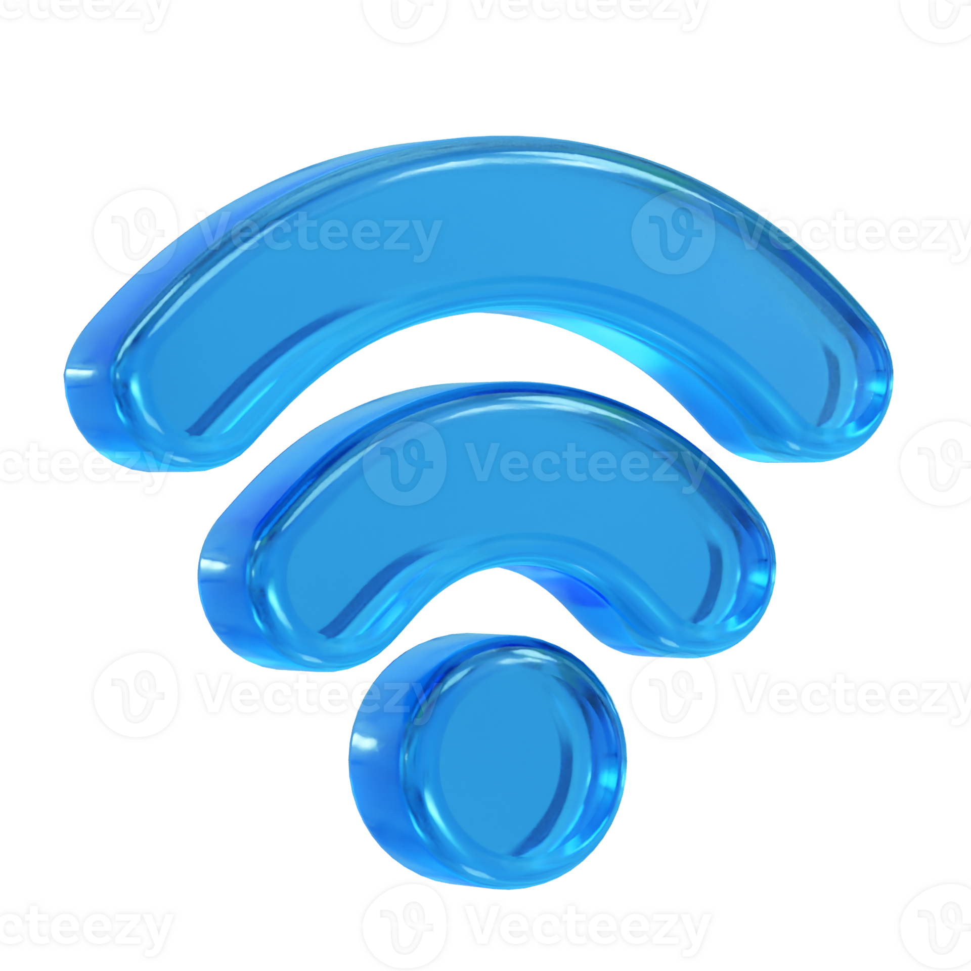Wifi icon 3d rendering illustration 42567110 PNG