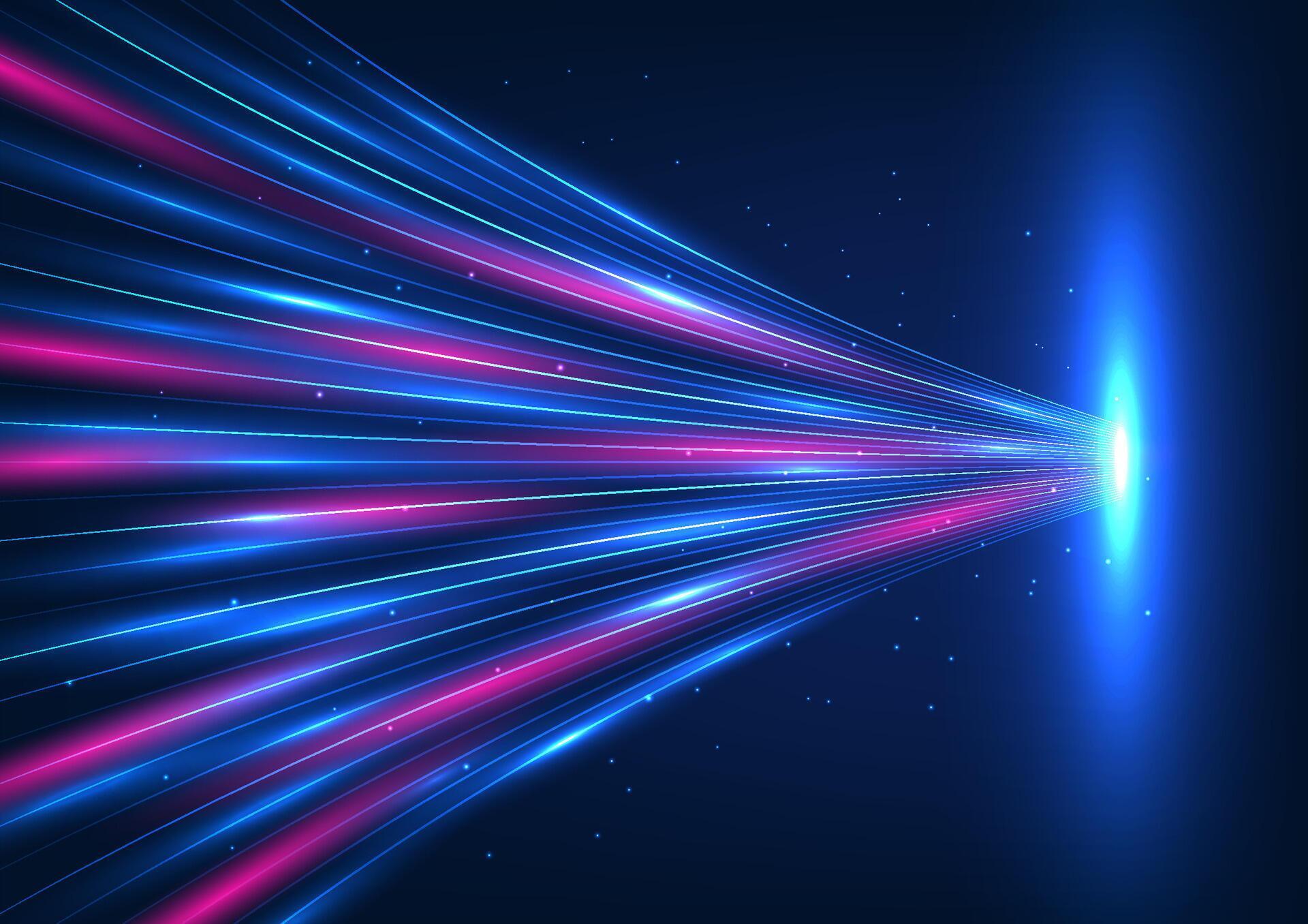 Abstract background technology High-speed lines of light passing ... Abstract background technology High-speed lines of light passing ...