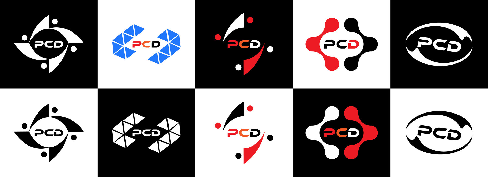 PCD logo. P C D design. White PCD letter. PCD, P C D letter logo design. Initial letter PCD ...