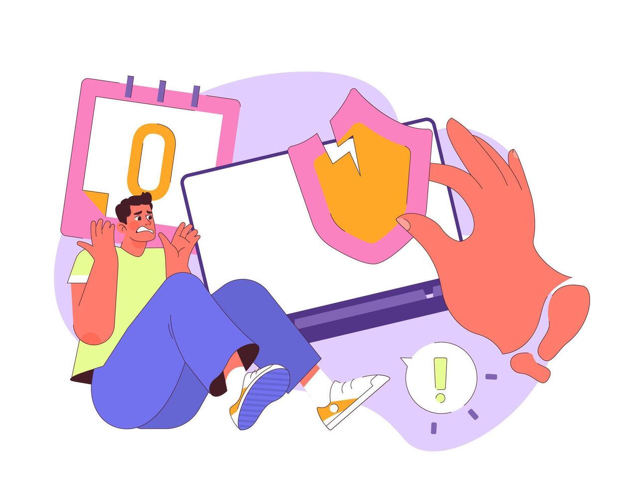 Zero-Day Exploit concept. 42583841 Vector Art at Vecteezy