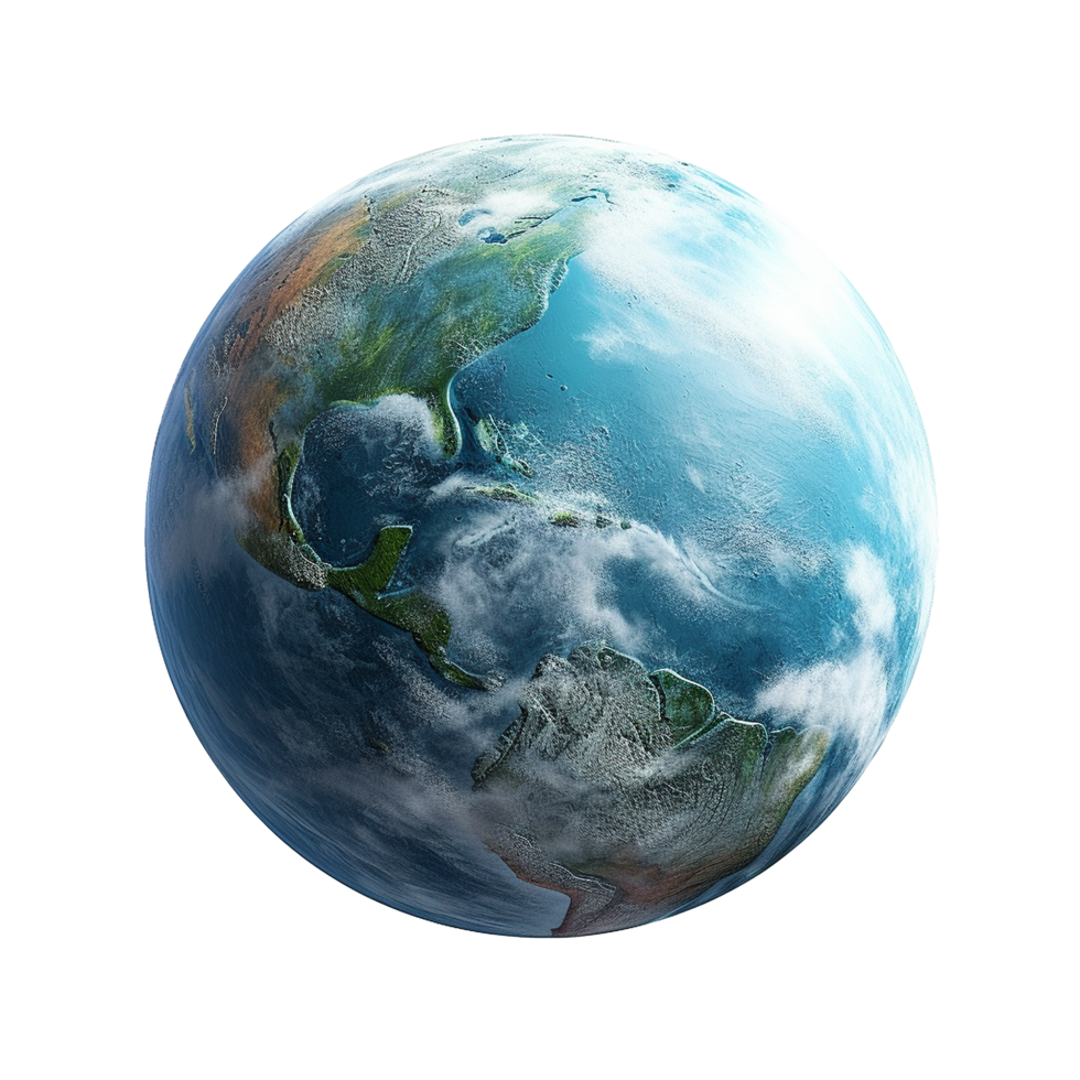 AI generated Earth planet png isolated on transparent background ...