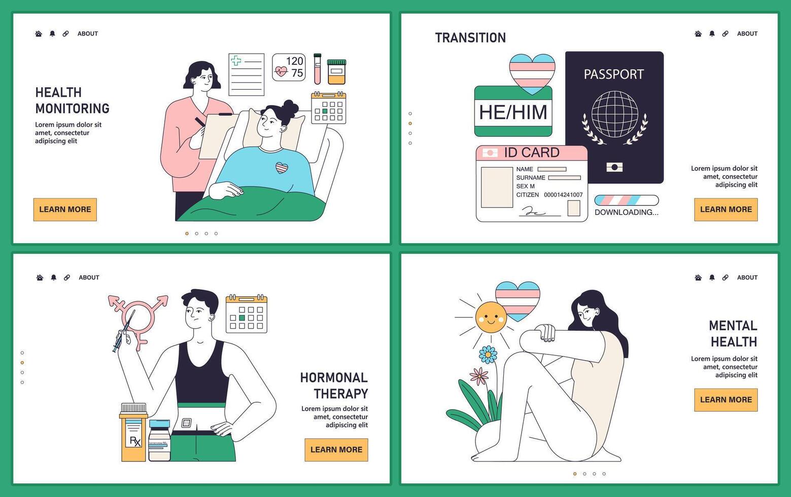 Gender transition consequences web or landing set. Gender-affirming ... Gender transition consequences web or landing set. Gender-affirming ...