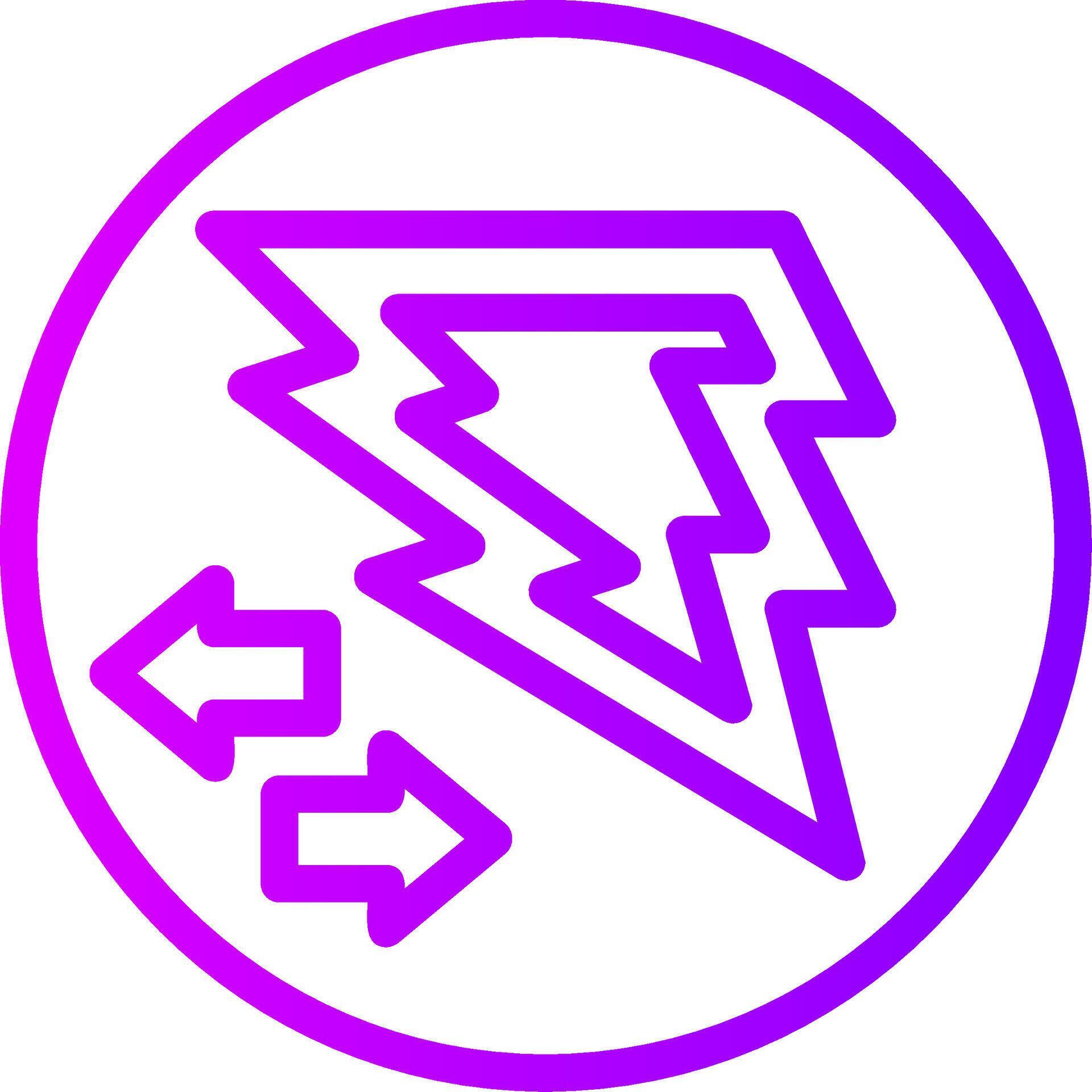 Bold Boost Linear Gradient Icon 42591090 Vector Art at Vecteezy