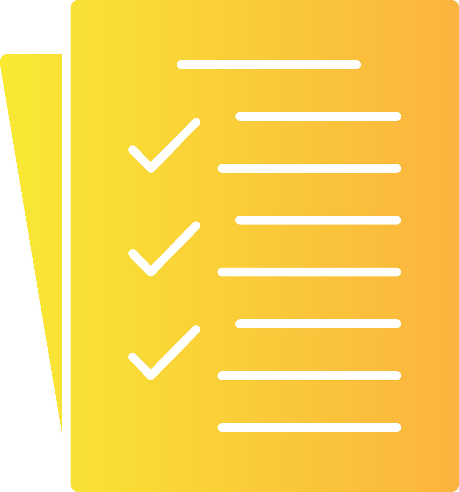Task List Solid Multi Gradient Icon 42591156 Vector Art At Vecteezy