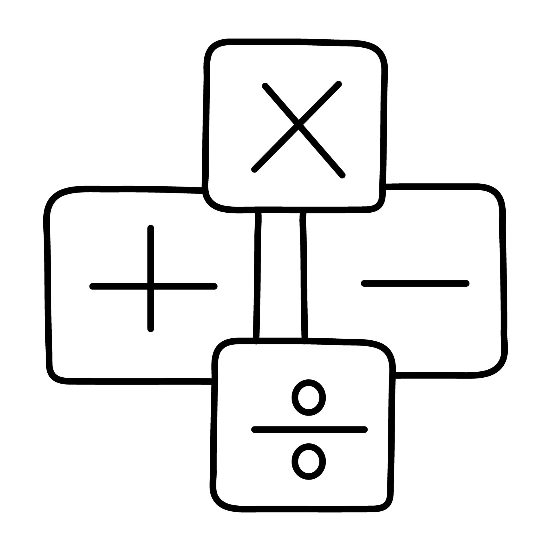 Premium design icon of math signs 42595943 Vector Art at Vecteezy