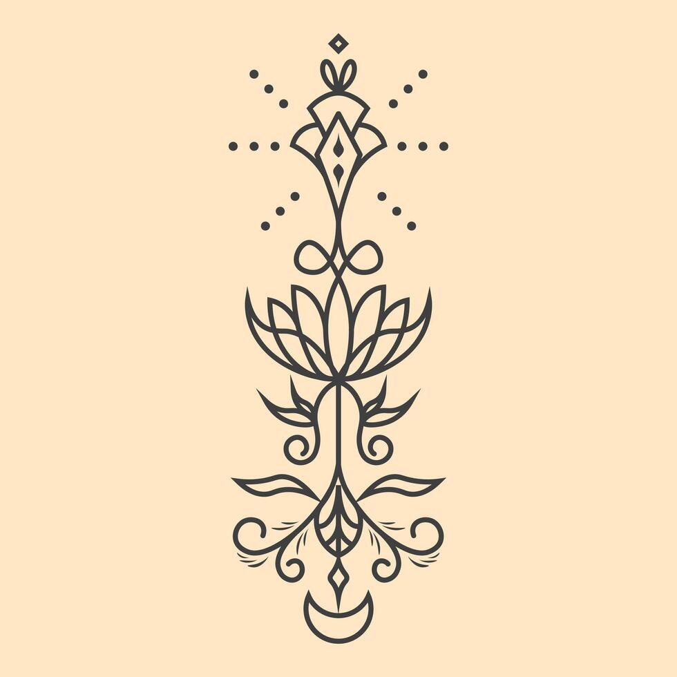 Vintage Ornamental Linework Illustration 42598028 Vector Art at Vecteezy