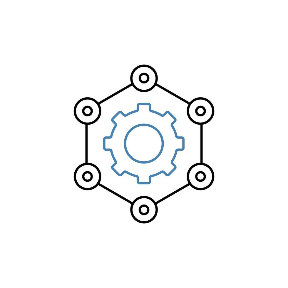 framework concept line icon. Simple element illustration.framework ... framework concept line icon. Simple element illustration.framework ...
