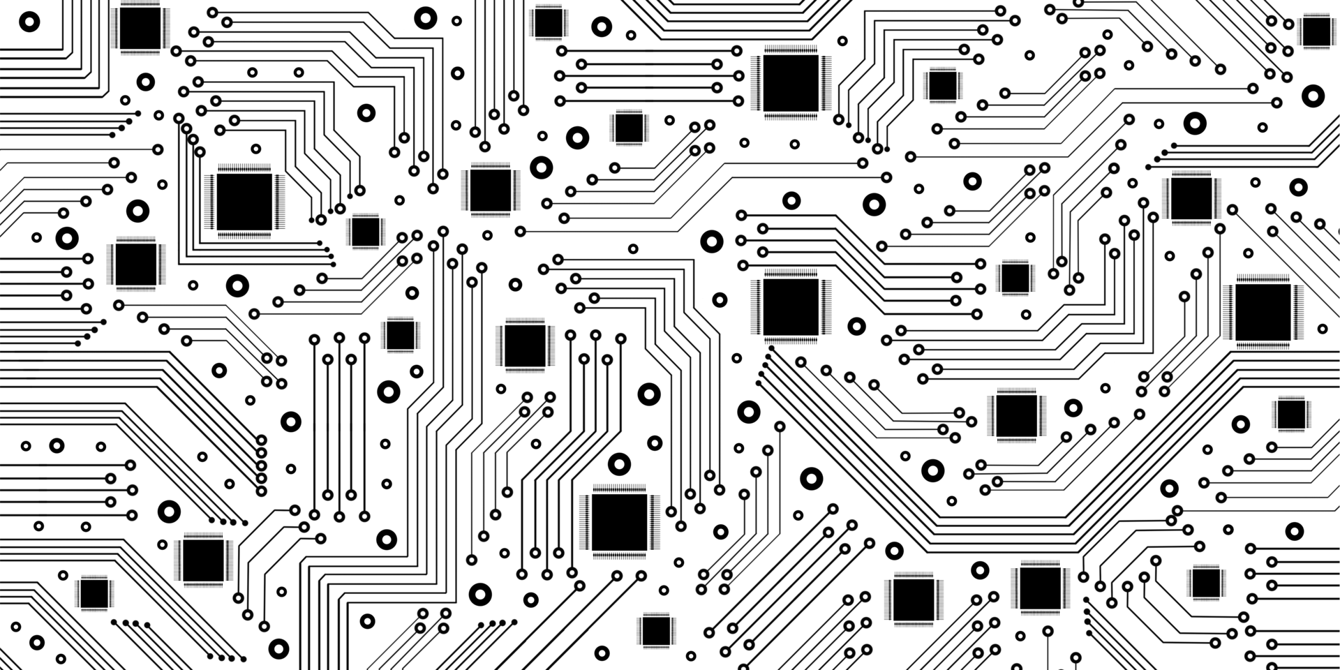 Technology Black Circuit Diagram Concept High Tech Circuit Board Connection System Technology