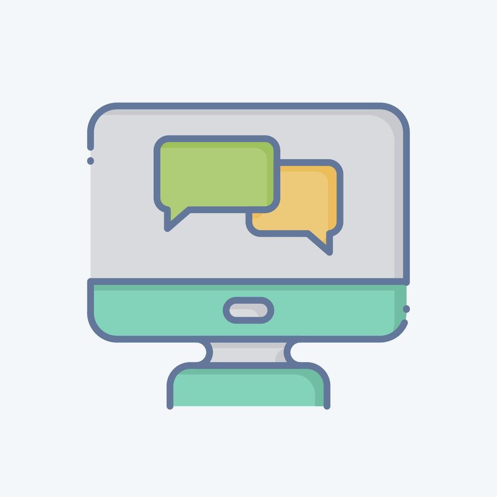 Icon Language Tutorial. related to Learning symbol. doodle style ...