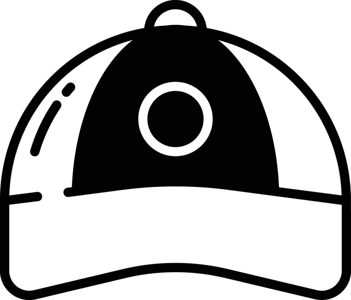 Cap glyph and line vector illustration 42608049 Vector Art at Vecteezy