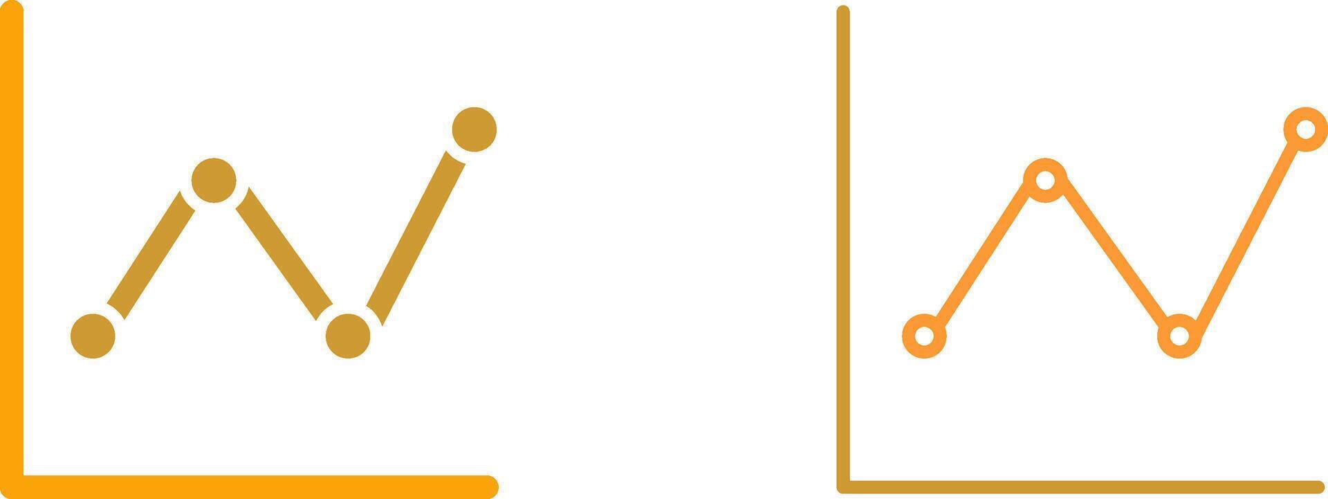 Line Chart Vector Icon 42609755 Vector Art at Vecteezy