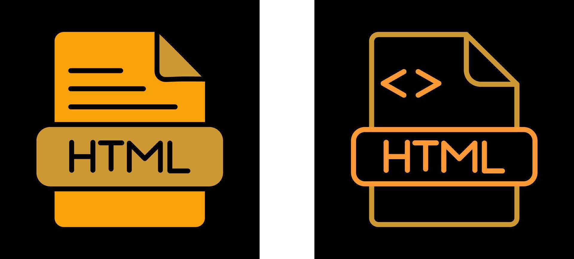 HTML Vector Icon 42613100 Vector Art at Vecteezy