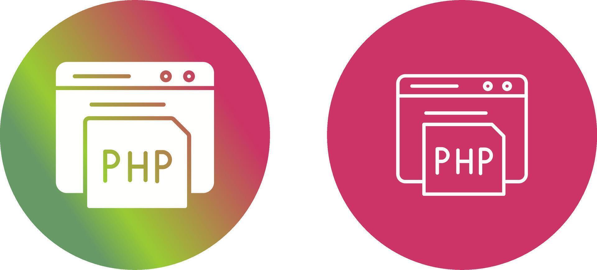 PHP Vector Icon 42615301 Vector Art at Vecteezy