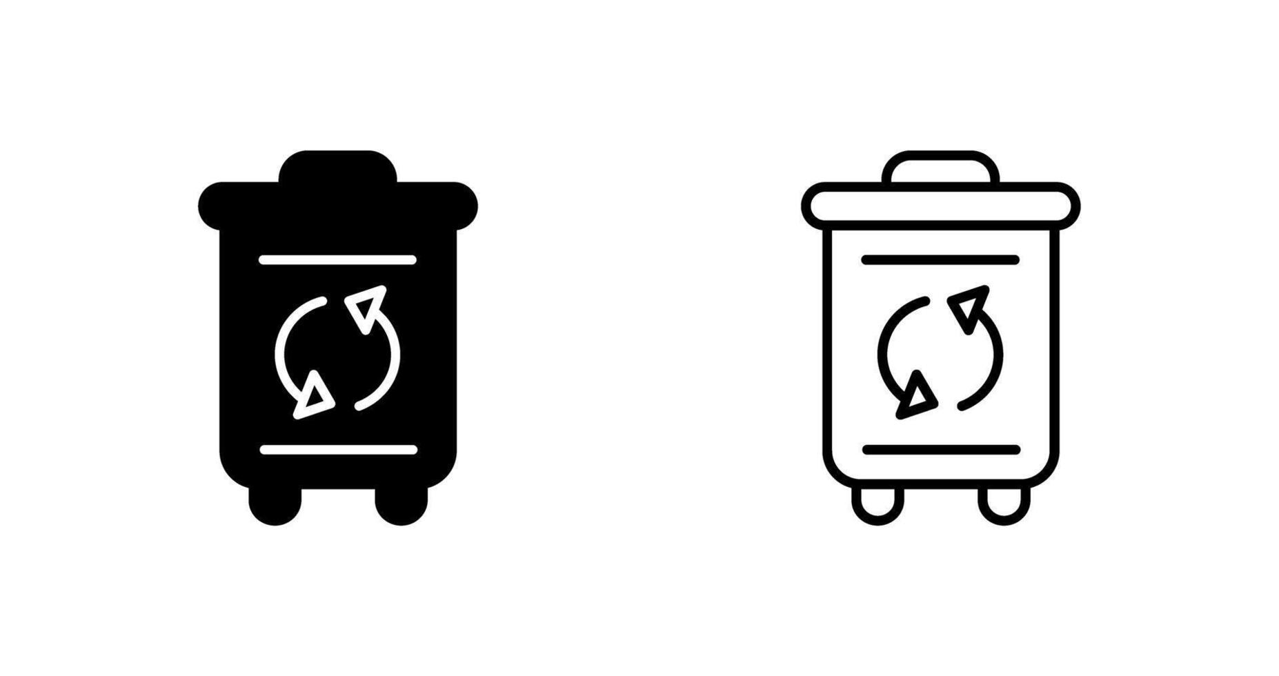 Recycle Bin Vector Icon 42617135 Vector Art At Vecteezy