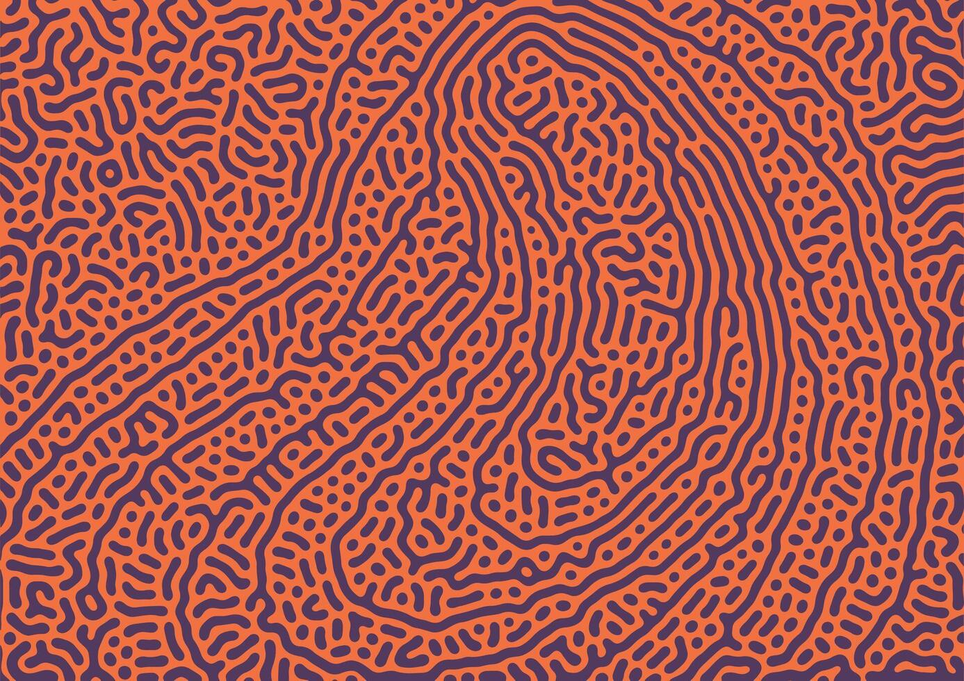 turing pattern structure oraganic lines background 42630683 Vector Art ...