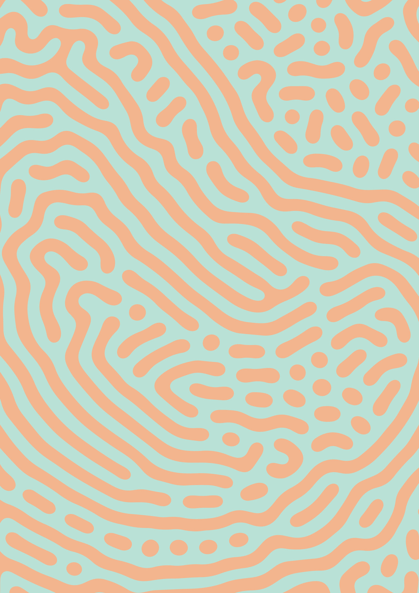Turing Pattern Structure Oraganic Lines Background 42630685 Vector Art