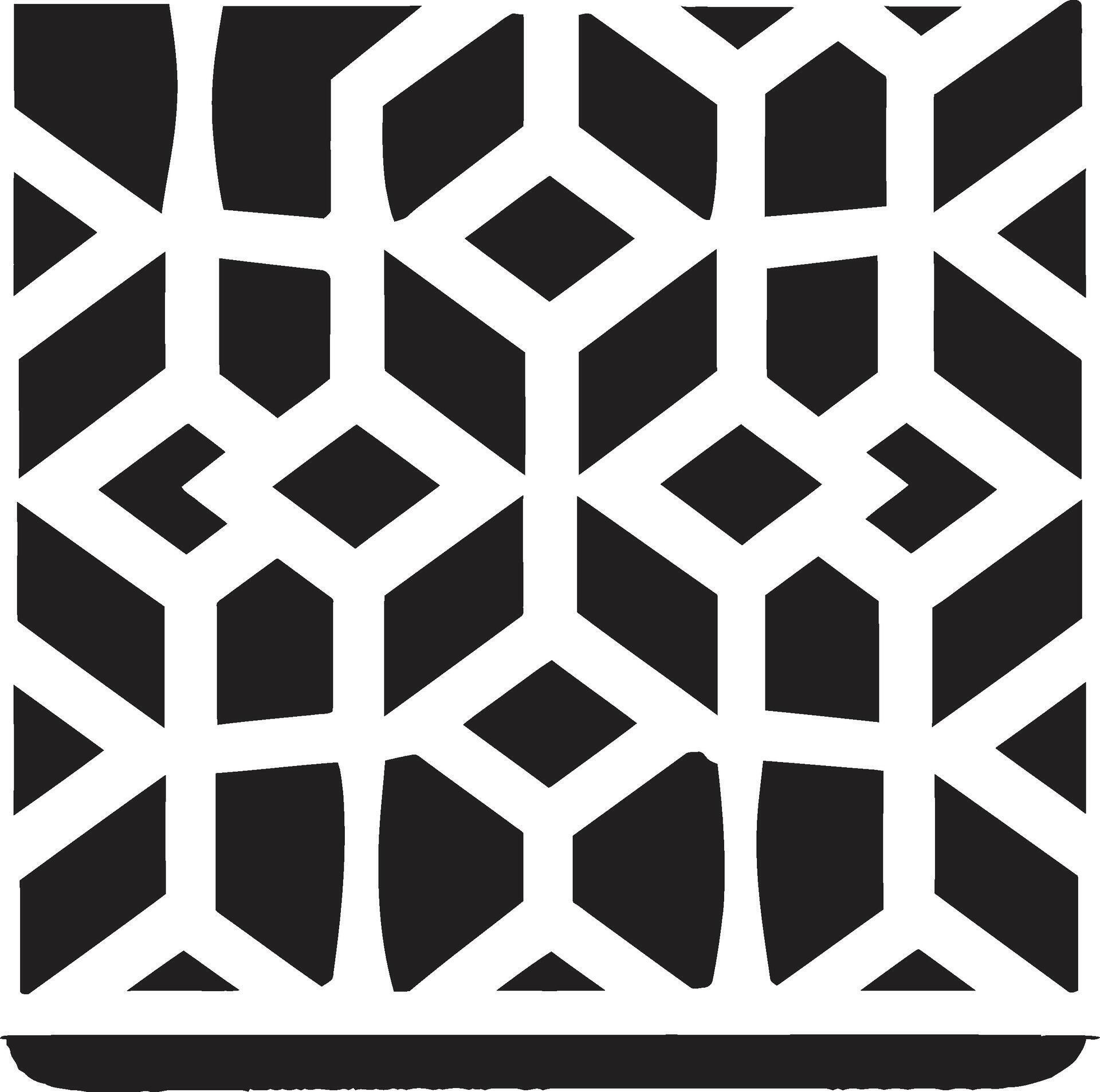 Dynamic Symmetry Monochromatic Logo Featuring Abstract Geometric Shapes In Vector Shape Fusion