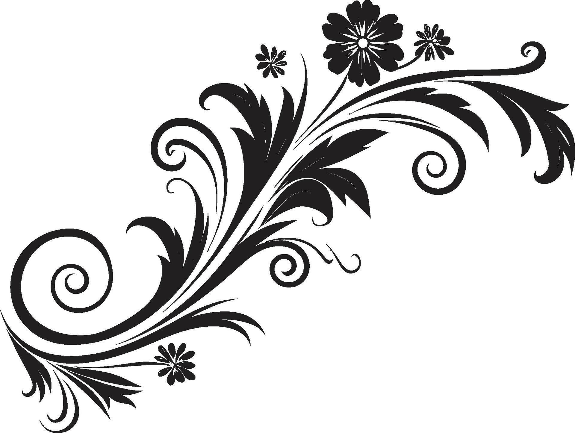 Playful Patterns Sleek Emblem With Monochrome Doodle Decorative Element Chic Complexity Stylish
