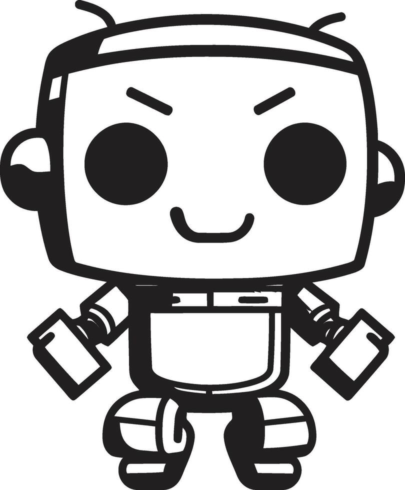 Whiz Widget Insignia Small Robot Chatbot Icon for Tech Conversations ...