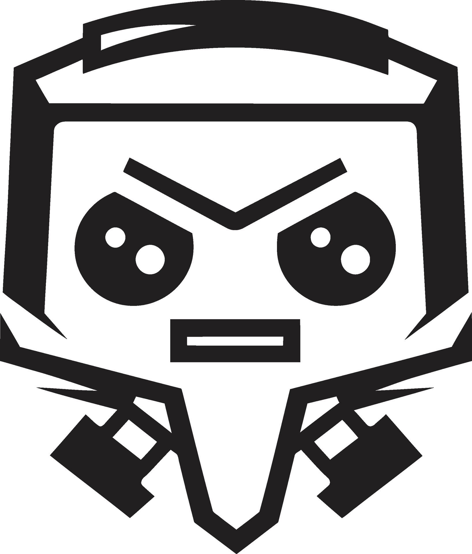 Nano Nudge Insignia Cute Robot Chatbot Logo For Digital Assistance Pint Sized Pal Badge Small