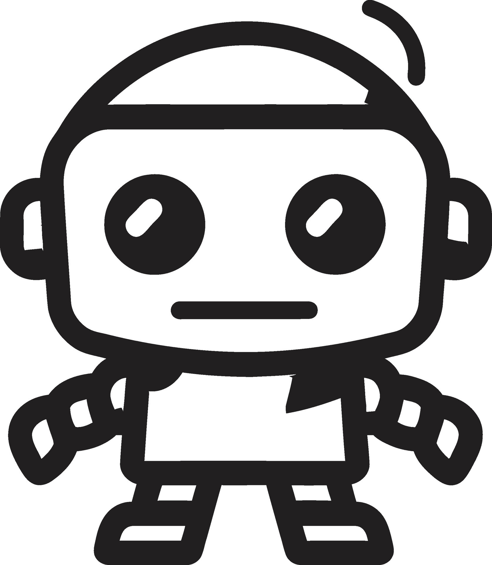 Nano Nudge Insignia Tiny Robot Chatbot Icon For Digital Assistance Pocket Pal Crest Miniature