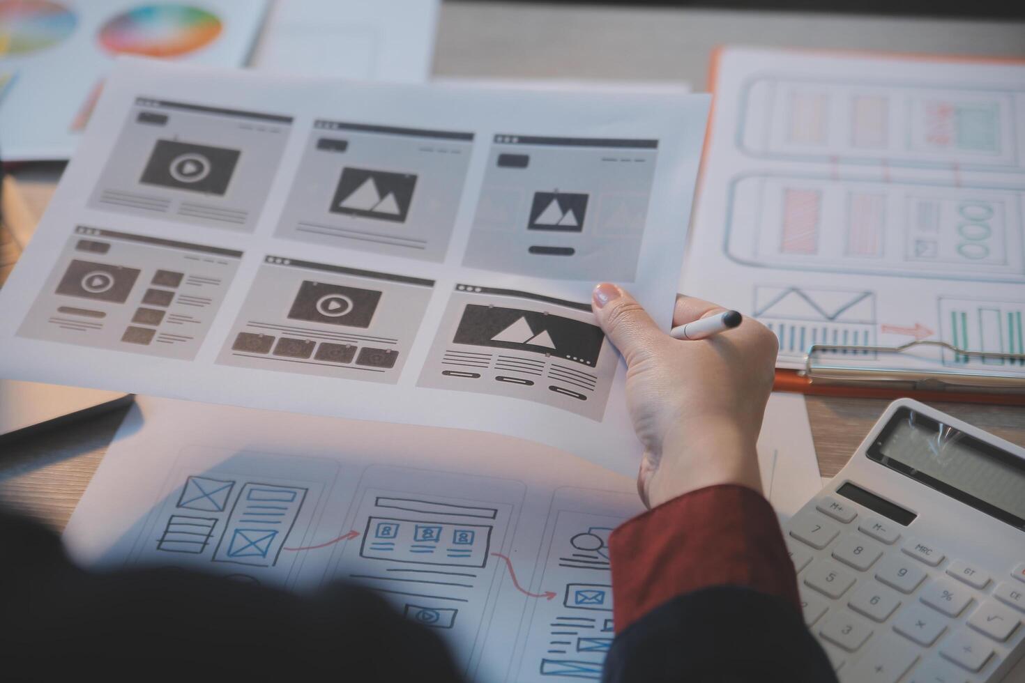 UX UI design process for modish mobile application and website ...