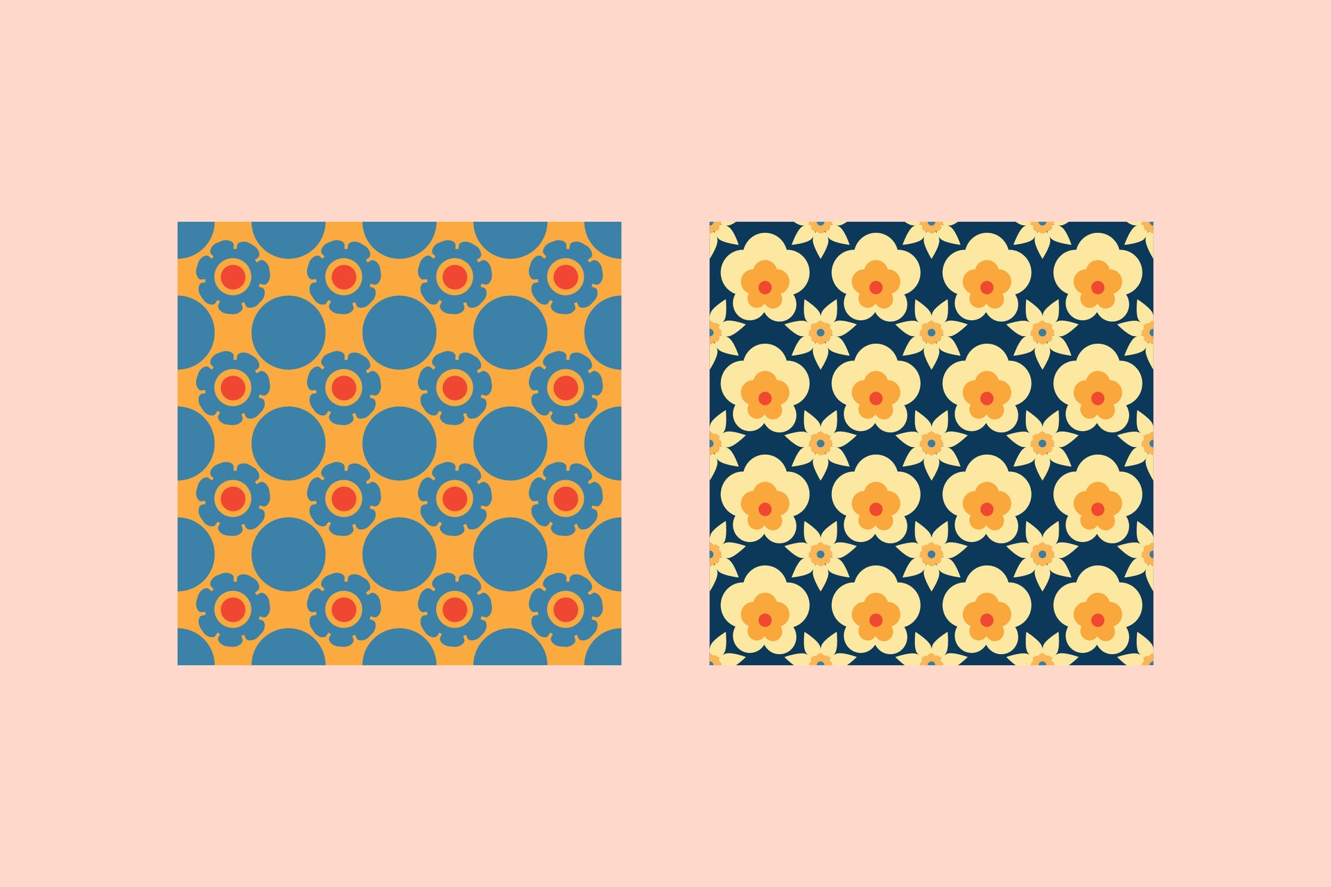 pattern retro set 42649015 Vector Art at Vecteezy