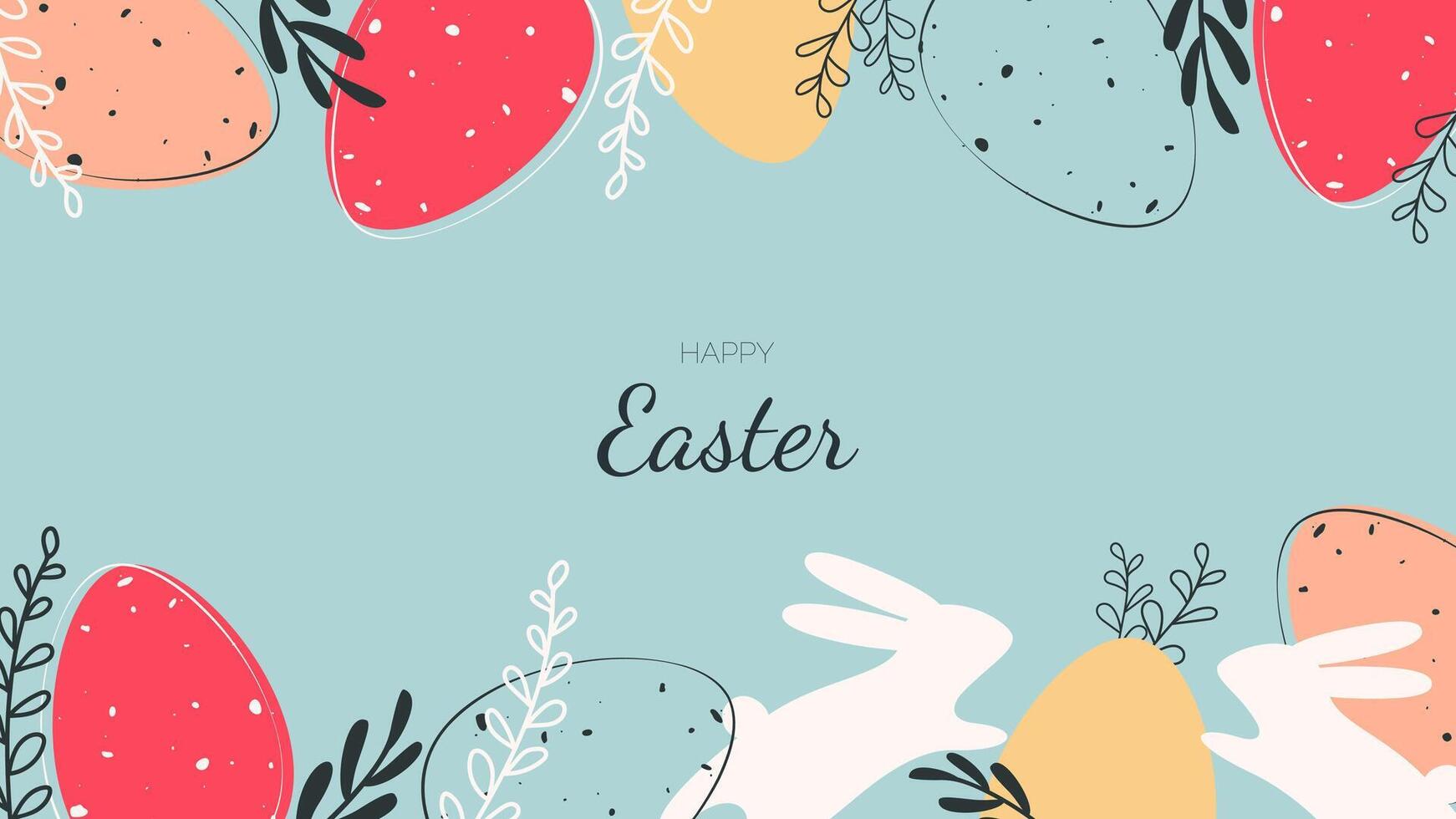 happy easter background 42656773 Vector Art at Vecteezy